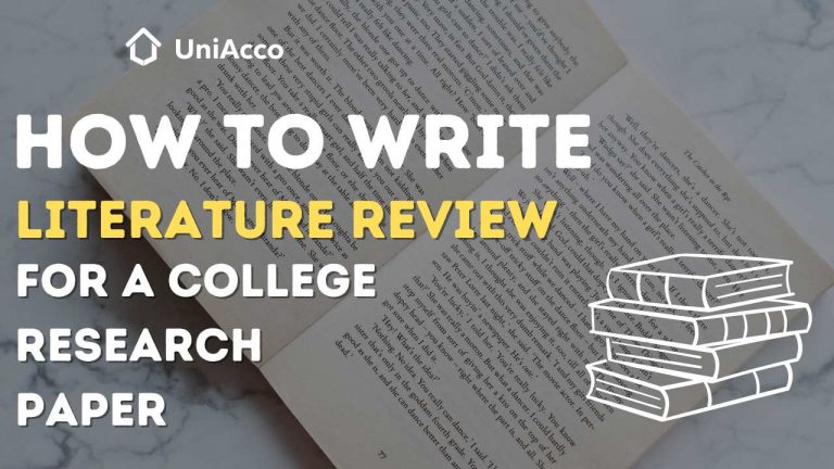 How To Write A Literature Review For College Research Paper [Guide ...